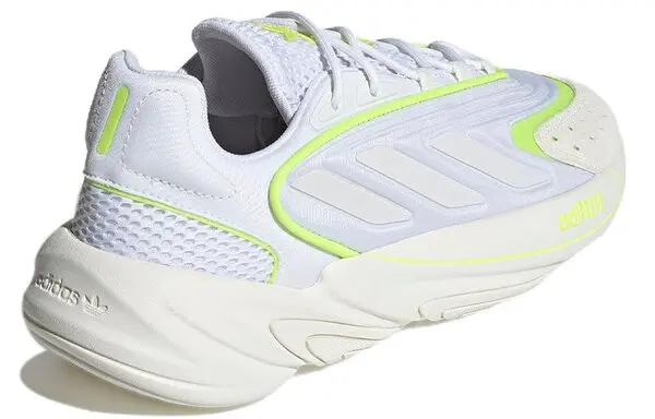 Adidas Ozelia Lace Up Sneakers - Grey/green