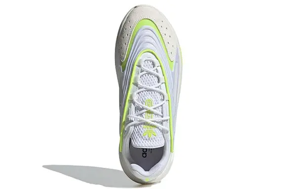 Adidas Ozelia Lace Up Sneakers - Grey/green