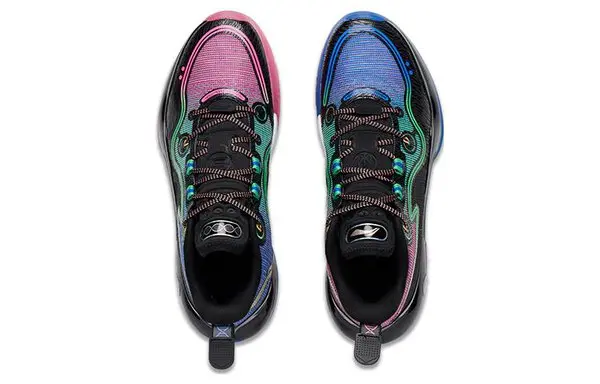 LI-NING Yushuai Evolution Low Top Athletic Sneakers - Blackpinkblue