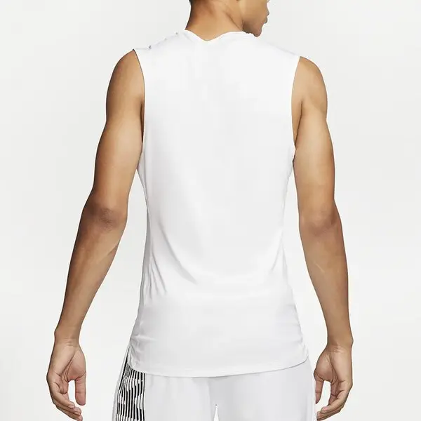 Nike Pro Logo Training Tight Vest - White
