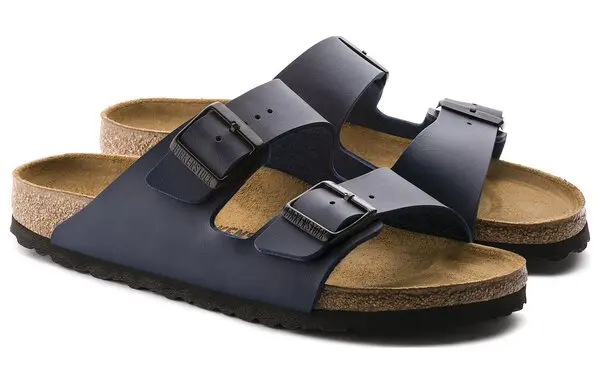 BIRKENSTOCK Arizona Birko-flor Sandals - Navy