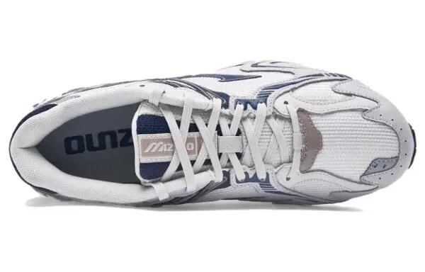 Mizuno Wave Solar V2 Athletic Sneakers - Beige/navy