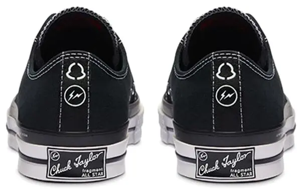 CONVERSE Fragment Design X Moncler X Chuck 70 Low Top Sneakers - Black/white