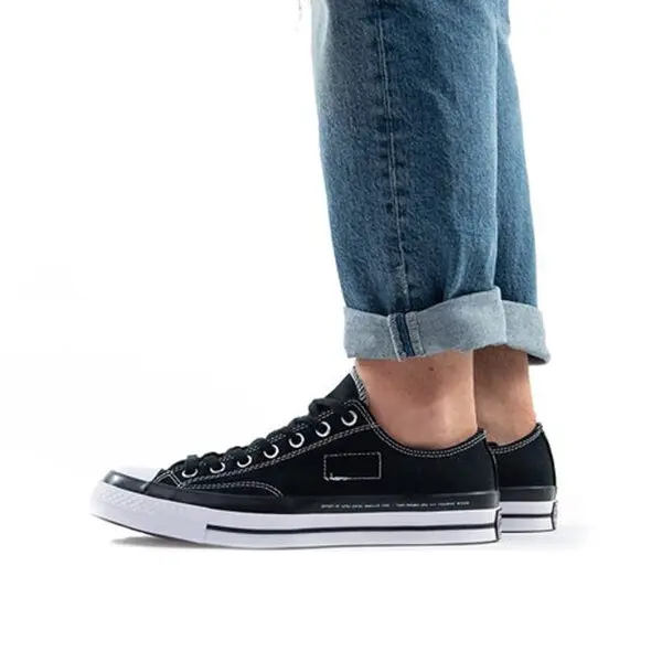 CONVERSE Fragment Design X Moncler X Chuck 70 Low Top Sneakers - Black/white