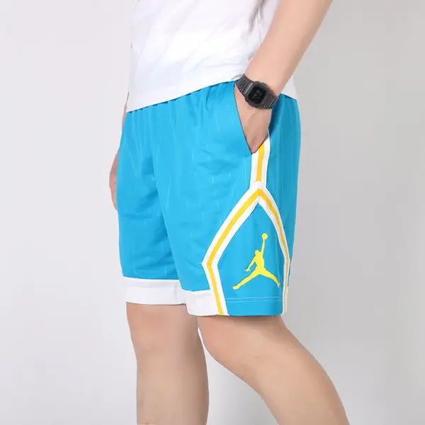 Nike As Jm Diamond Striped Athletic Shorts