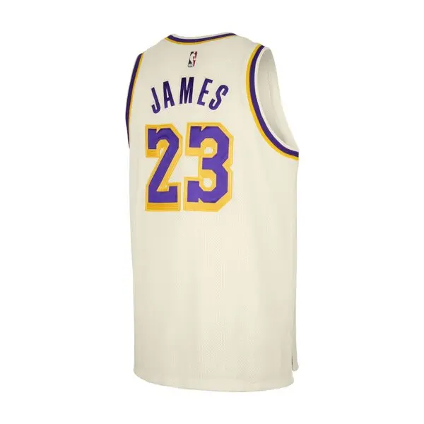 Nike Dri-fit Lebron James Los Angeles Lakers Jersey
