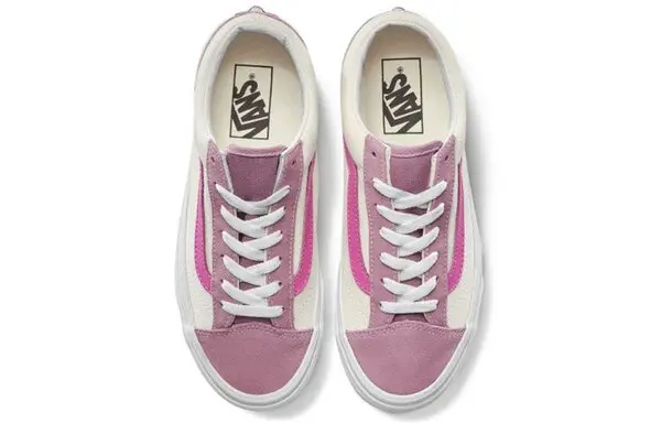 VANS Style 36 Retro Sport Low Top Sneakers - White/pink