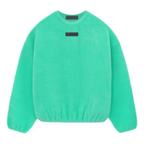 Fear Of God Ss24 Polar Fleece Crewneck - Mint Leaf