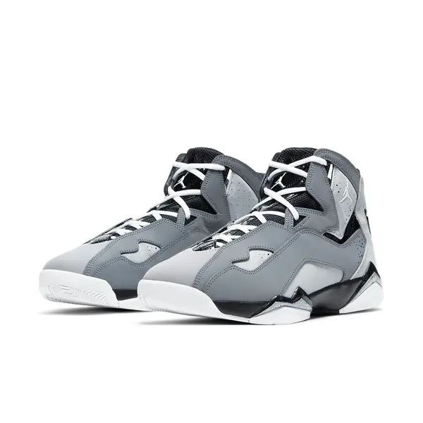 JORDAN True Flight High Top Sneakers - Grey/white/black