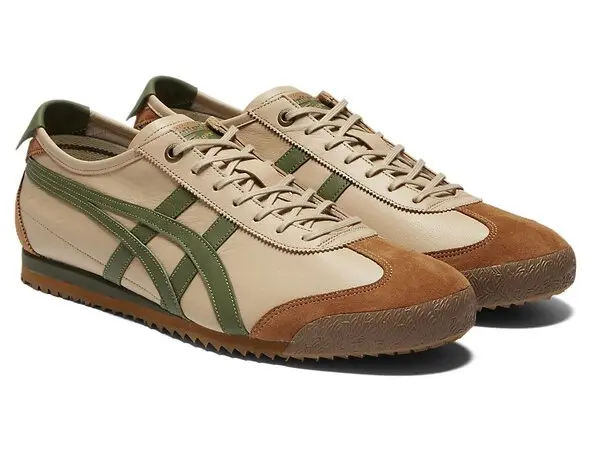 Onitsuka Tiger Mexico 66 Sd Low Top Sneakers - Beige/brown/green