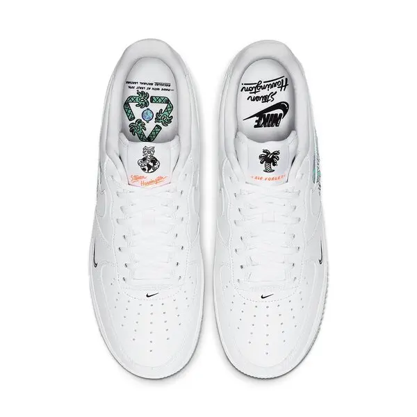 Nike X Steven Harrington Air Force 1 Low Flyleather Qs "earth Day