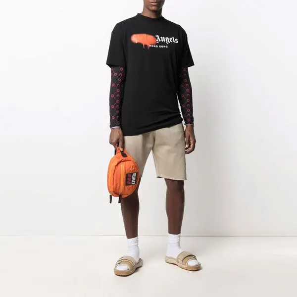 Palm Angels Ss21 Hong Kong Sprayed Logo T-shirt