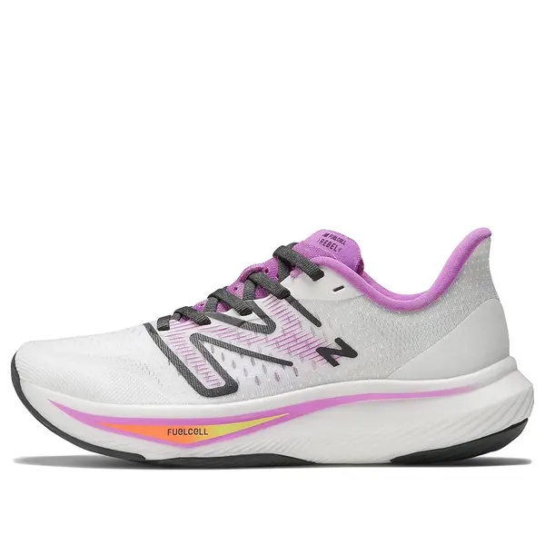 NEW BALANCE Fuelcell Rebel V3 Athletic Sneakers - White/violet