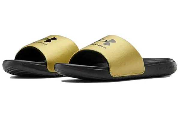 Under Armour Ansa Fixed Slides - Gold