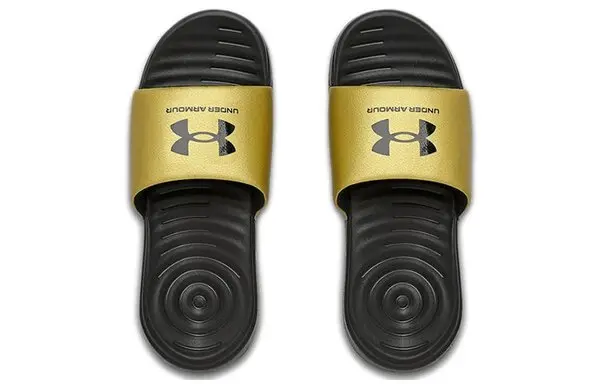 Under Armour Ansa Fixed Slides - Gold