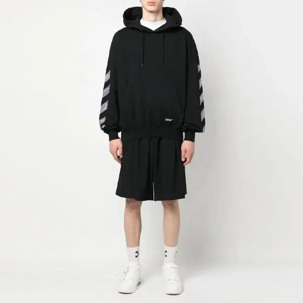 Off-White Scribble Diag-print Cotton Hoodie