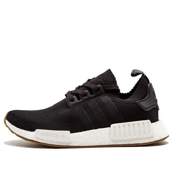 Adidas Nmd_r1 Pk "black Gum" Sneakers - Black/white