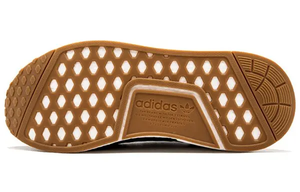 Adidas Nmd_r1 Pk "black Gum" Sneakers - Black/white