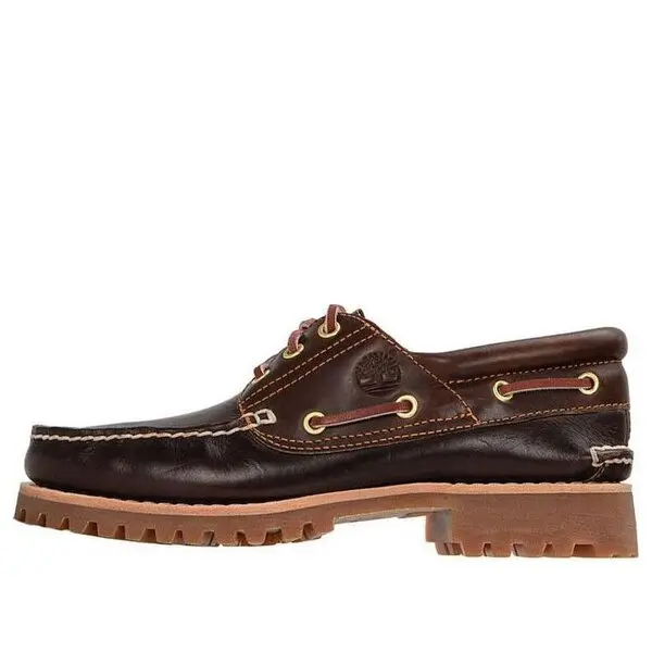 Timberland Handsewn Boat Shoe With Lug Sole - Brown