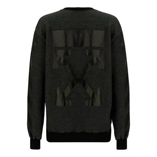Off-White Arrow Printed Slim Fit Hoodie - Grey
