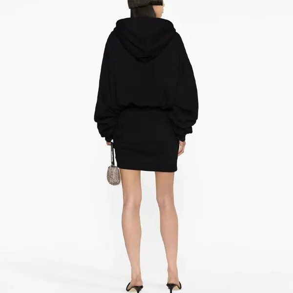 Off-White Logo-embroidered Cotton Hoodie
