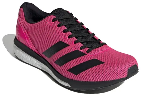 Adidas Adizero Boston 8 Wide Athletic Sneakers - Pink