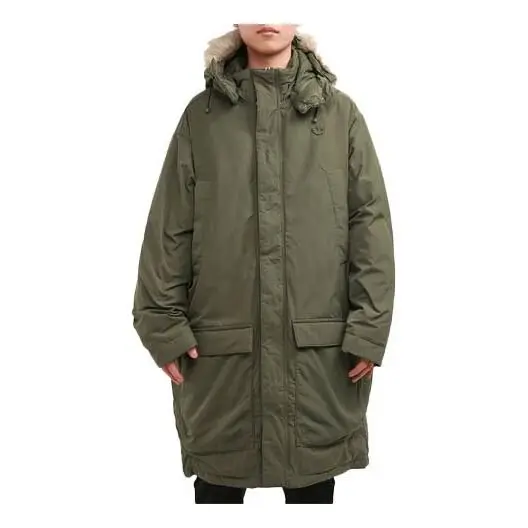 Adidas Originals Down Fur Parka - Green