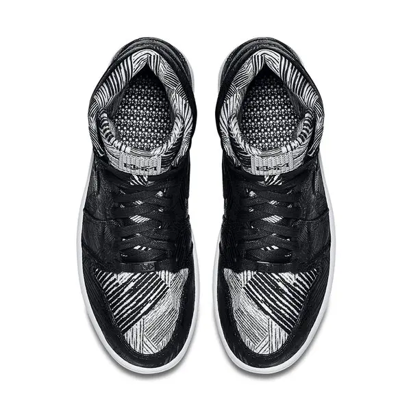 JORDAN 1 Retro High 'bhm' Sneakers - Black/white