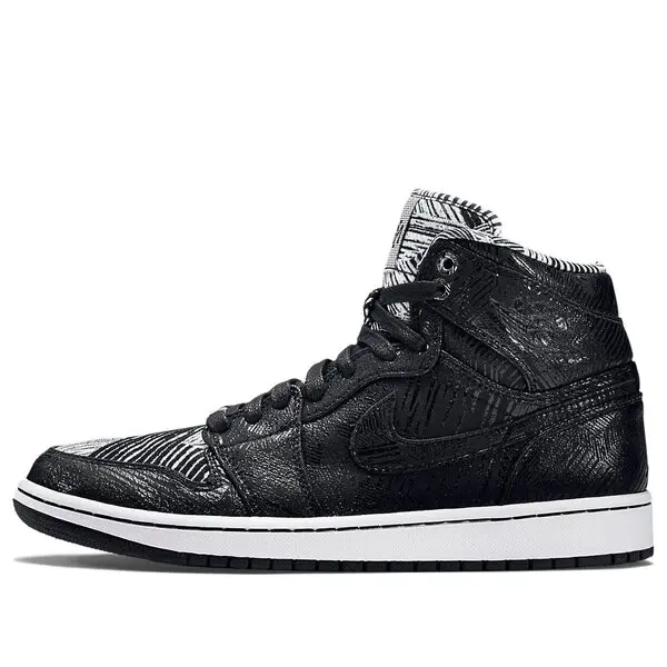 JORDAN 1 Retro High 'bhm' Sneakers - Black/white