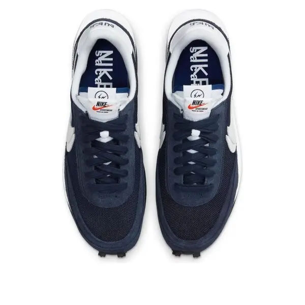 Nike X Sacai X Fragment Design Ldwaffle "blue Void