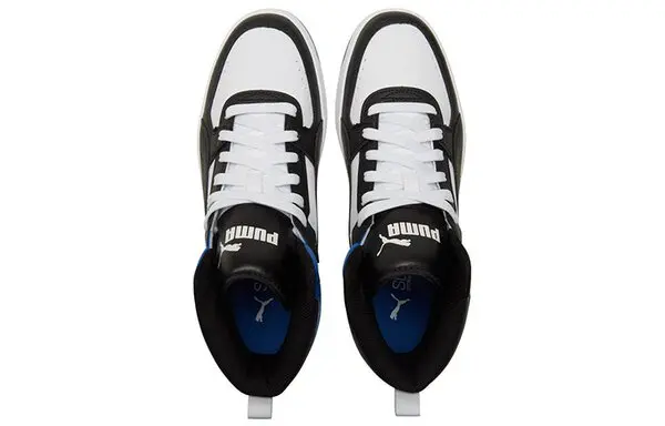 PUMA Rebound Joy High Top Sneakers - White/black/blue