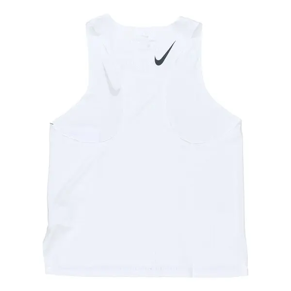 Nike As Nk Dfadv Aroswft Singlet - White