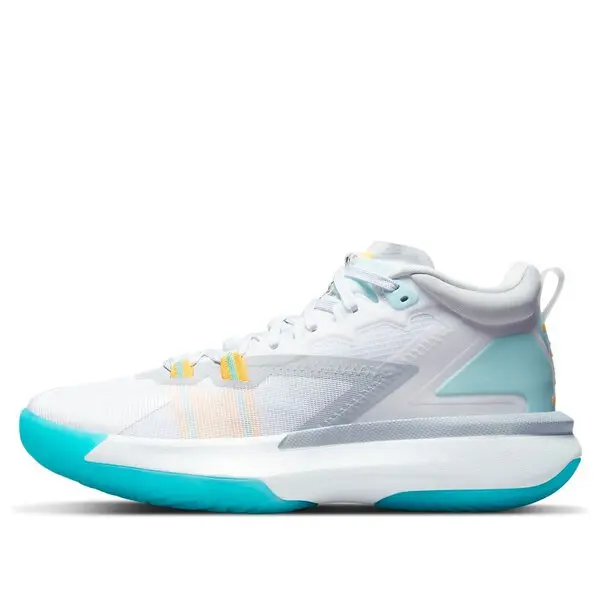 JORDAN Air Zion 1 Pf Athletic Sneakers - White/blue