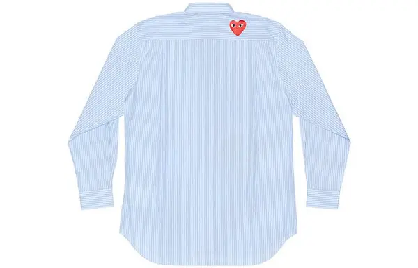 Play Comme Des Garcon X The North Face Striped Shirt - Blue