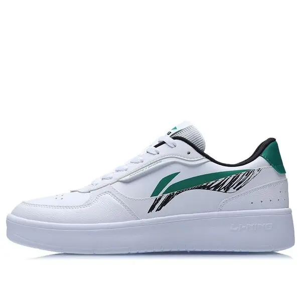 LI-NING Classic Leisure Sneakers - White/green/black