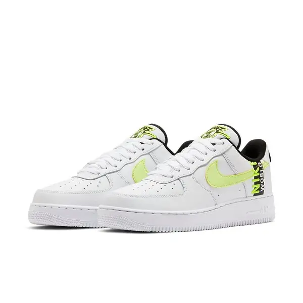 Nike Force 1 '07 Lv8 Worldwide Pack Sneakers - White/volt/black