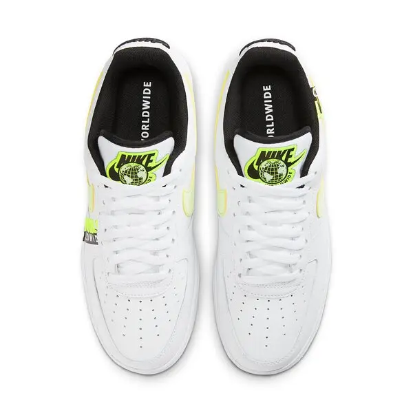 Nike Force 1 '07 Lv8 Worldwide Pack Sneakers - White/volt/black