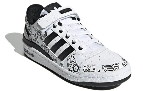 Adidas Originals Forum Low Sneakers - Black/white