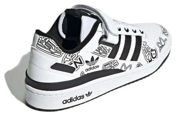 Adidas Originals Forum Low Sneakers - Black/white