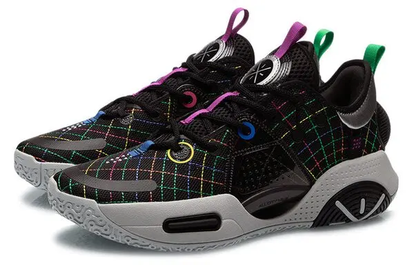 LI-NING Wade All City " Rainbow" Sneakers - Black