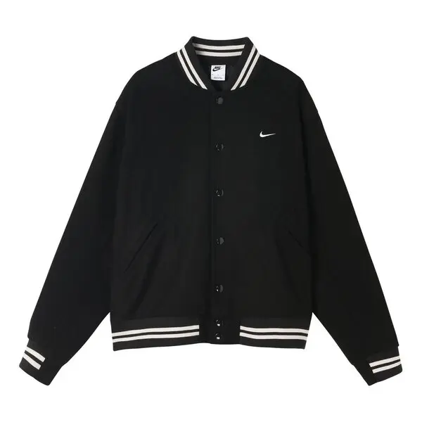 Nike Nsw Varsity Jacket - Black/white