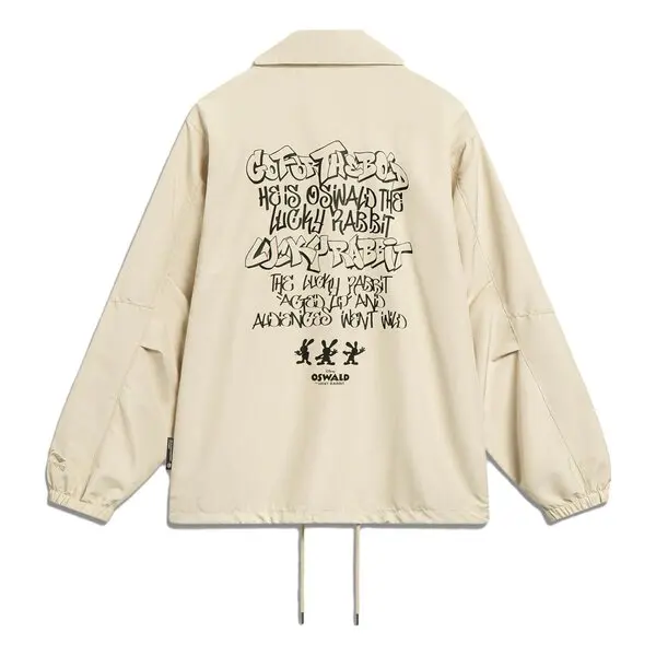 LI-NING X Disney Oswald Graphic Jacket - Light Brown/black