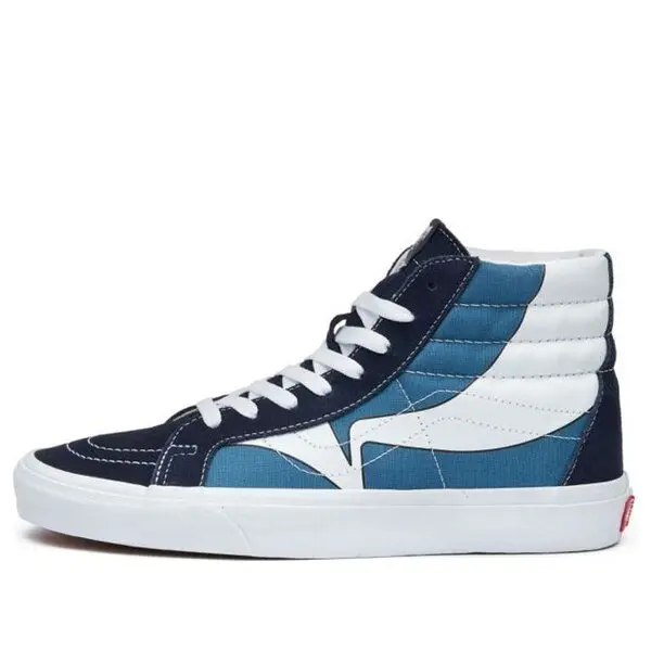 VANS Sk8-hi Reissue Sneakers - Blue/white