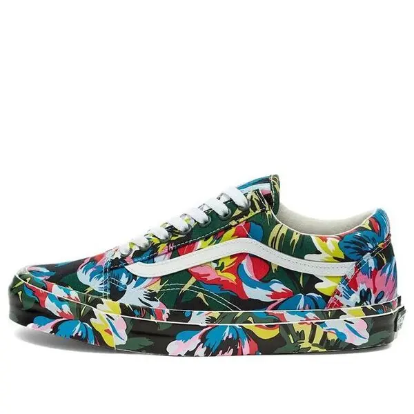 VANS Kenzo X Og Old Skool Lx Floral Green - Black/red/blue