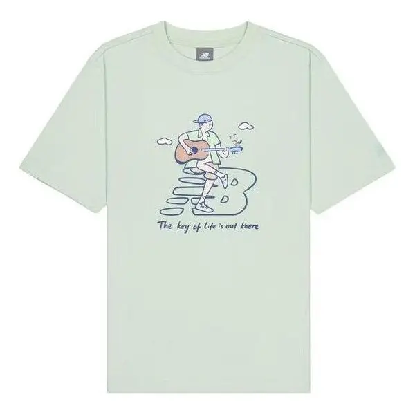 NEW BALANCE X Pk Guitar Graphic T-shirt - Light Blue