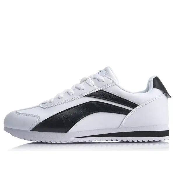 LI-NING 3k Classic Retro Lace-up Sneakers - Whiteblack