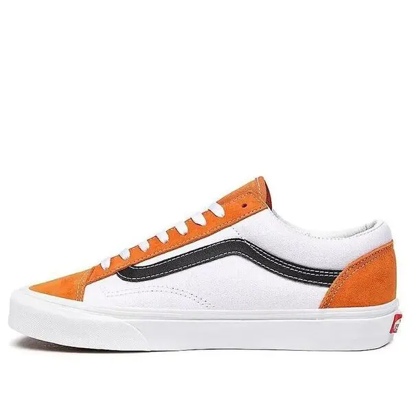 VANS Style 36 Retro Sport Low Top Sneakers - Orangewhite