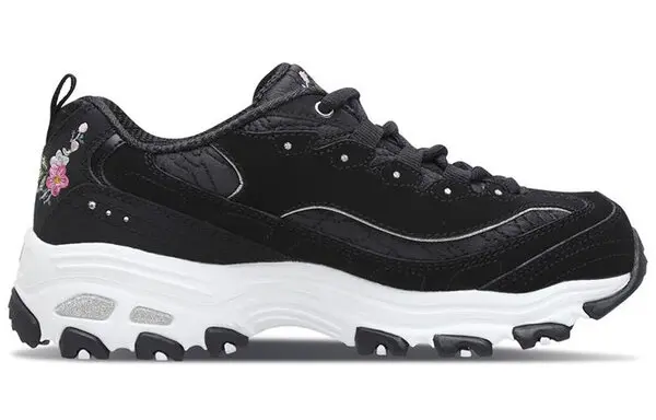 Sketchers D'lites 1.0 Embroidered Sneakers