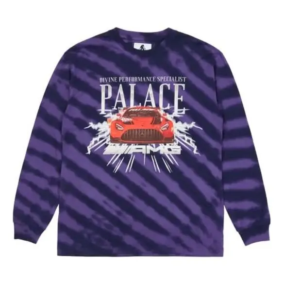 PALACE X Amg Long Sleeve Sweatshirt - Purple