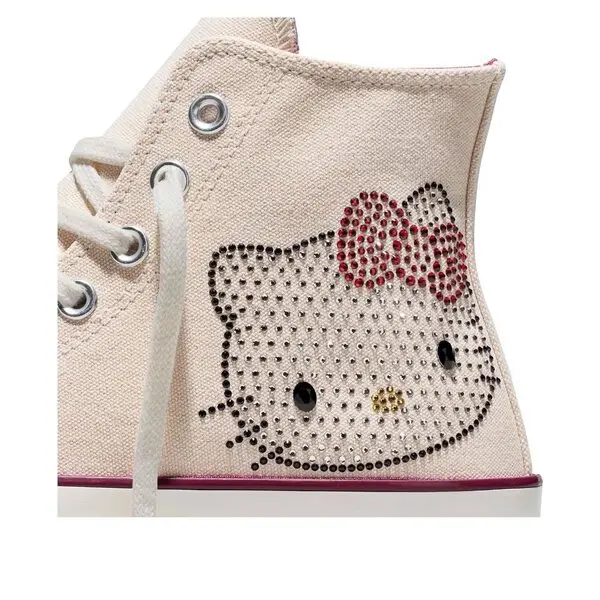 CONVERSE X Hello Kitty Chuck Taylor 70 Swarovski High Top Sneakers